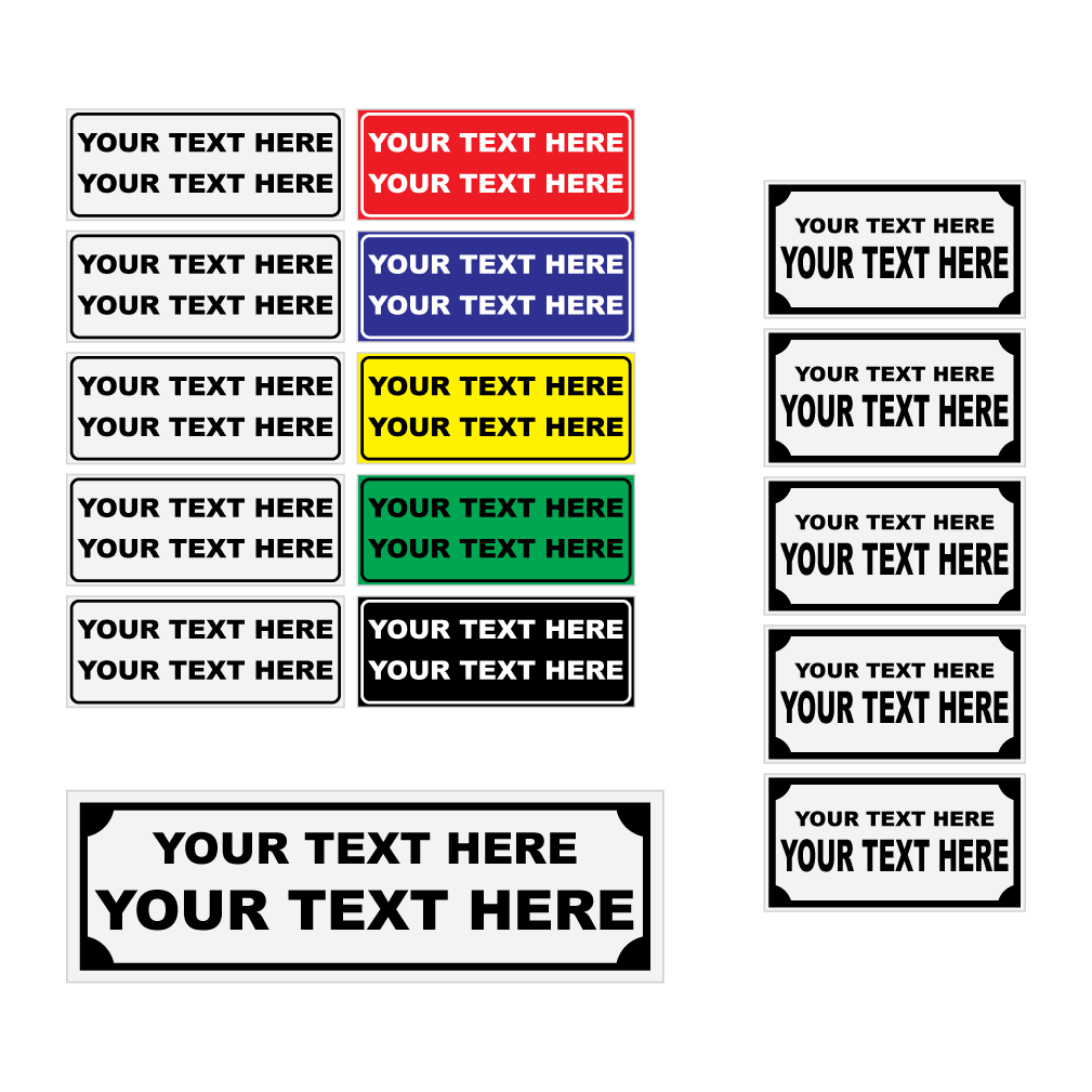 Equipment Markers And Labels