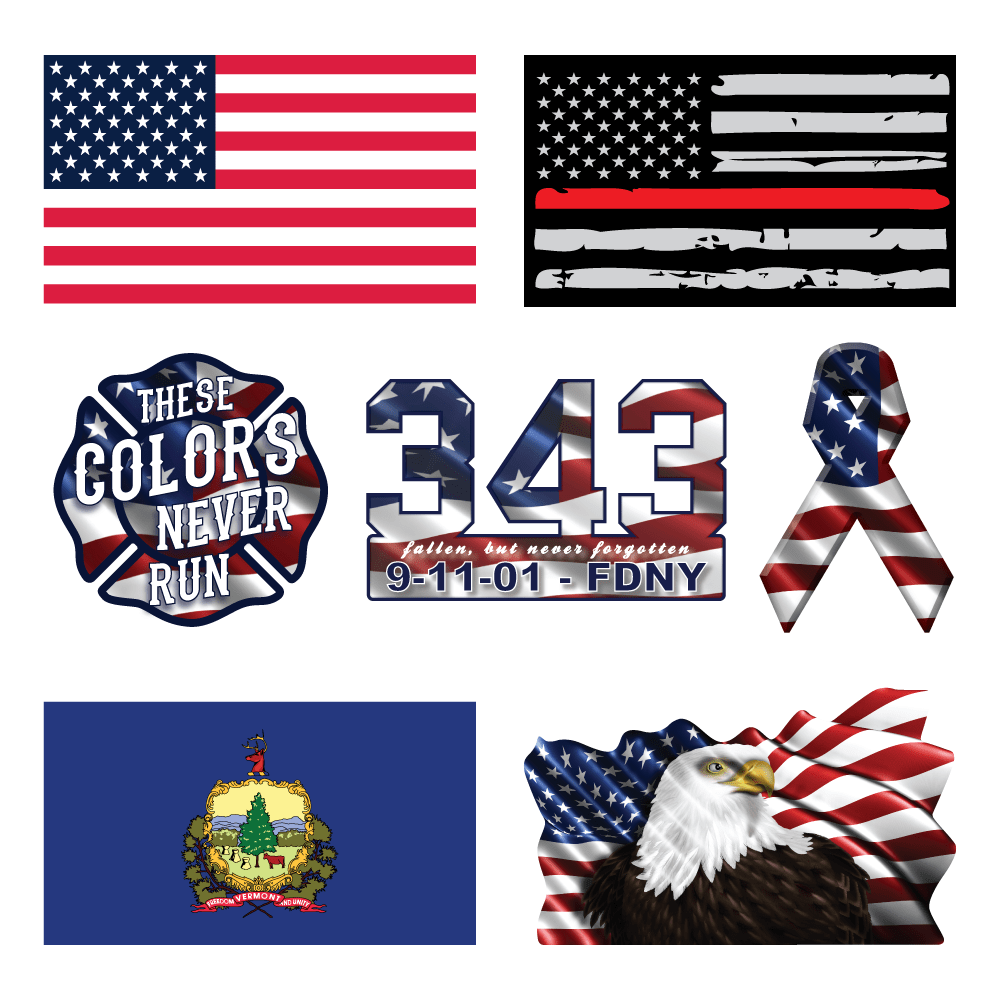 Flags And Patriotic Decals