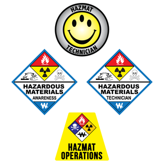 Fire Safety Decals - Reflective Vinyl Decals and Stickers