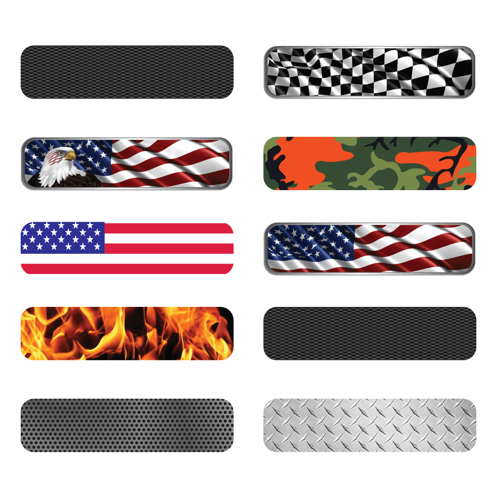 Helmet Trim Stripe Markers