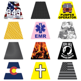 Fire Safety Decals - Reflective Vinyl Decals and Stickers