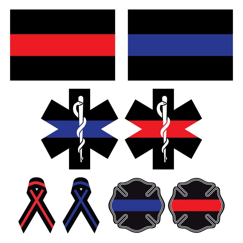 Thin Line Decals – Fire Safety Decals