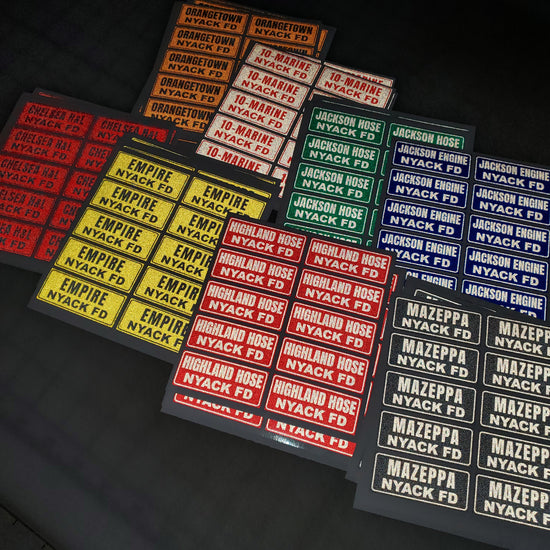 Fire Safety Decals - Reflective Vinyl Decals and Stickers