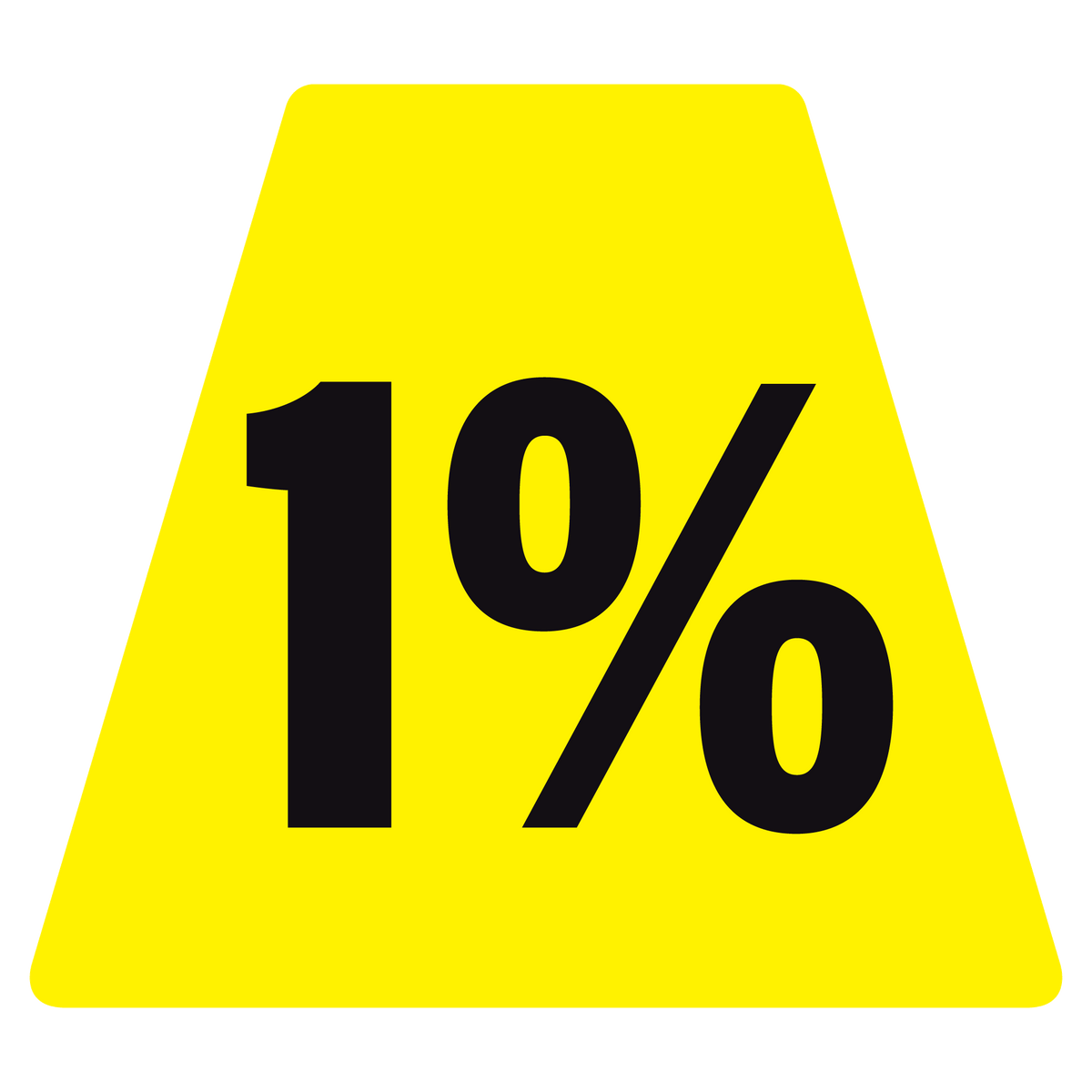 One Percent Helmet Tetrahedron Reflective Decals – Fire Safety Decals