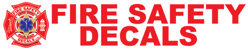 Fire Safety Decals - Reflective Vinyl Decals and Stickers