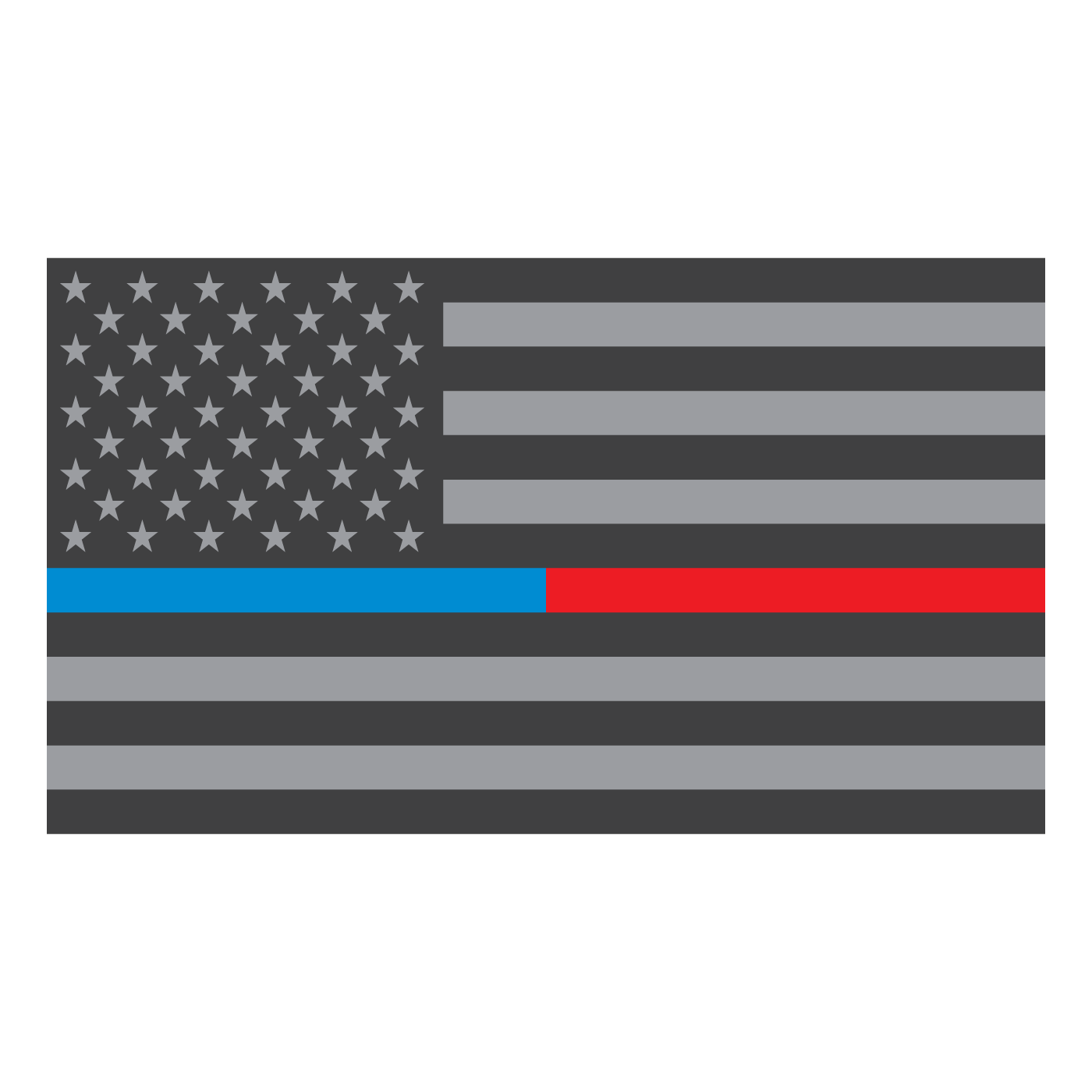 Subdued American Flag Designs Subdued American Flag Vinyl Decal
