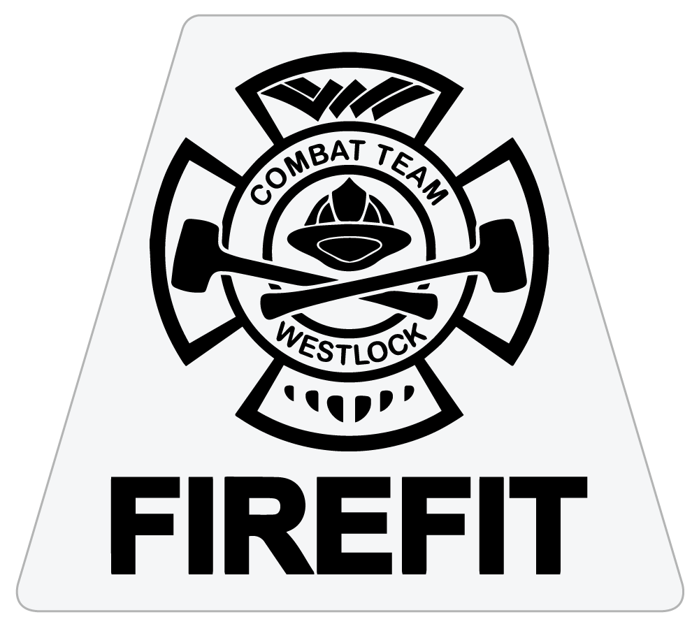 FIREFIT - Helmet Tetrahedron Reflective Decals – Fire Safety Decals